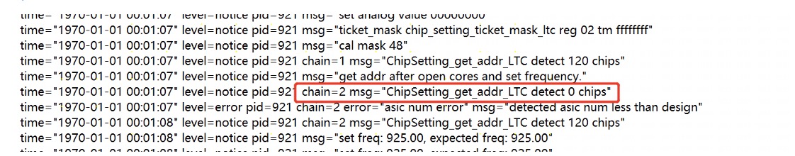 L7 Diagnostic logs and solutions – BITMAIN Support