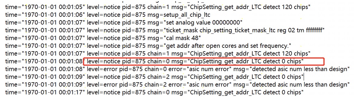 L7 Diagnostic logs and solutions – BITMAIN Support