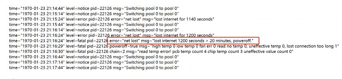 L7 Diagnostic logs and solutions – BITMAIN Support